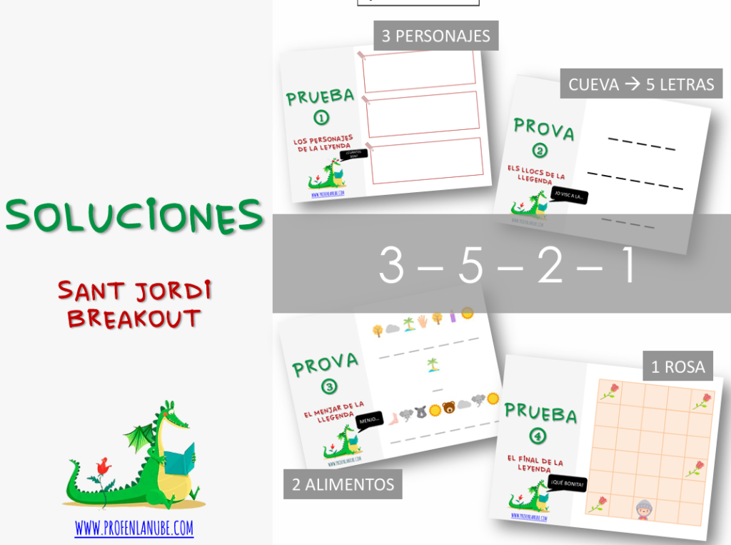 SANT JORDI BREAKOUT (CASTELLANO) – Profe en la nube
